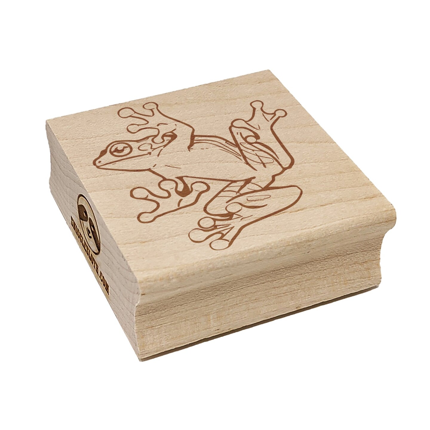 Sticky Tree Frog Belly Square Rubber Stamp for Stamping Crafting | Michaels