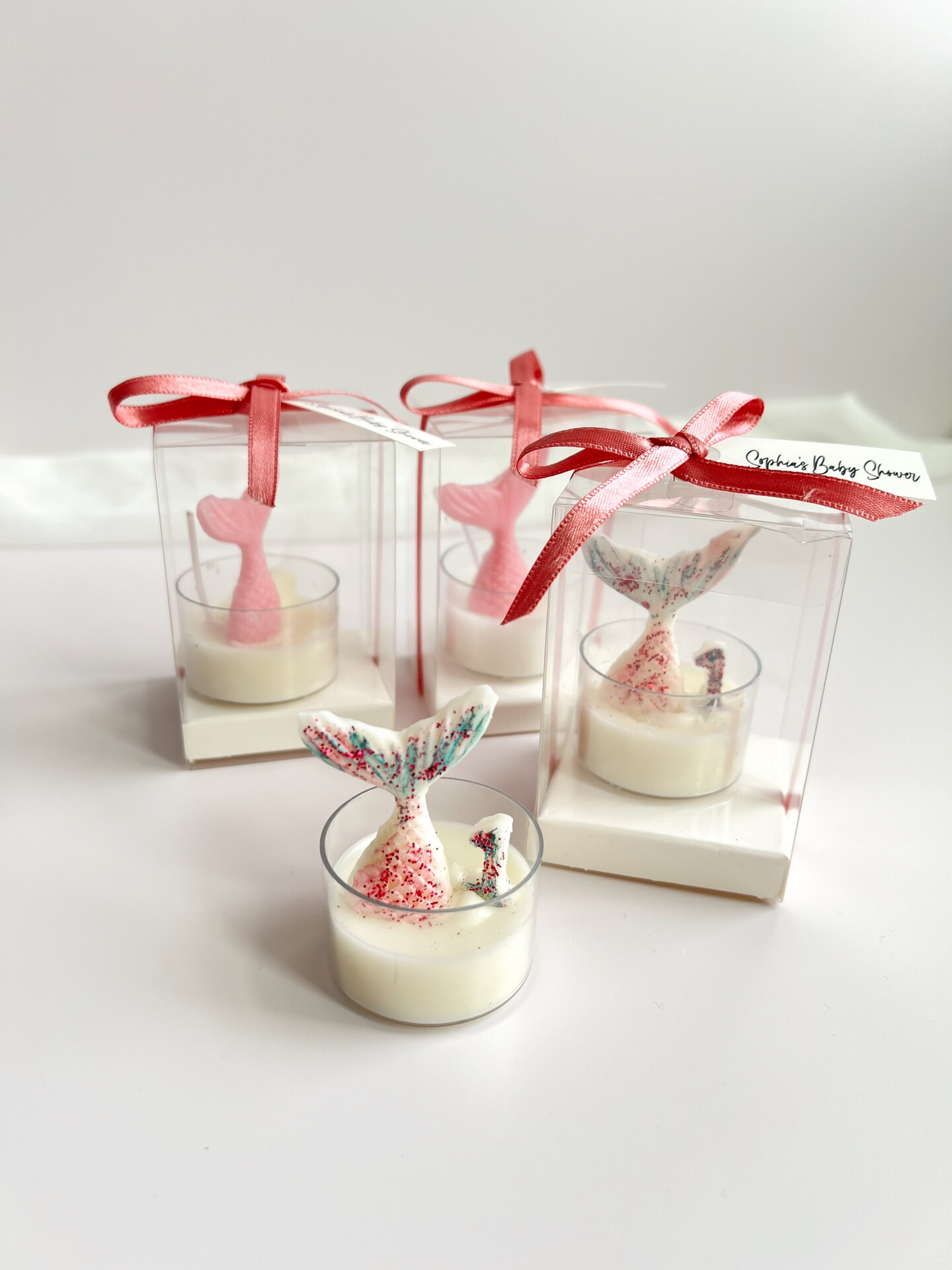 10pcs 1st Birthday Mermaid Theme Candle Party Favors, Mermaid Baby ...