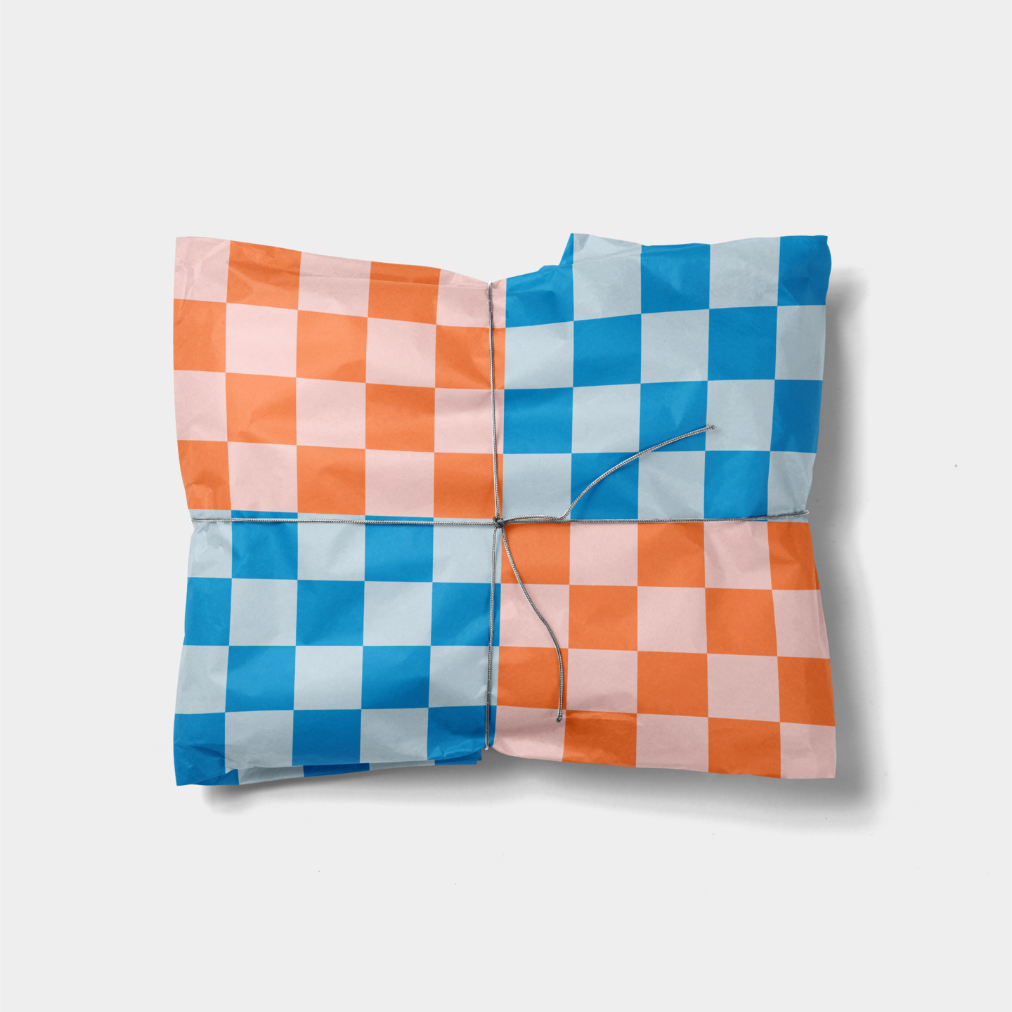 Red and Blue Checkerboard Gift Wrap | Michaels