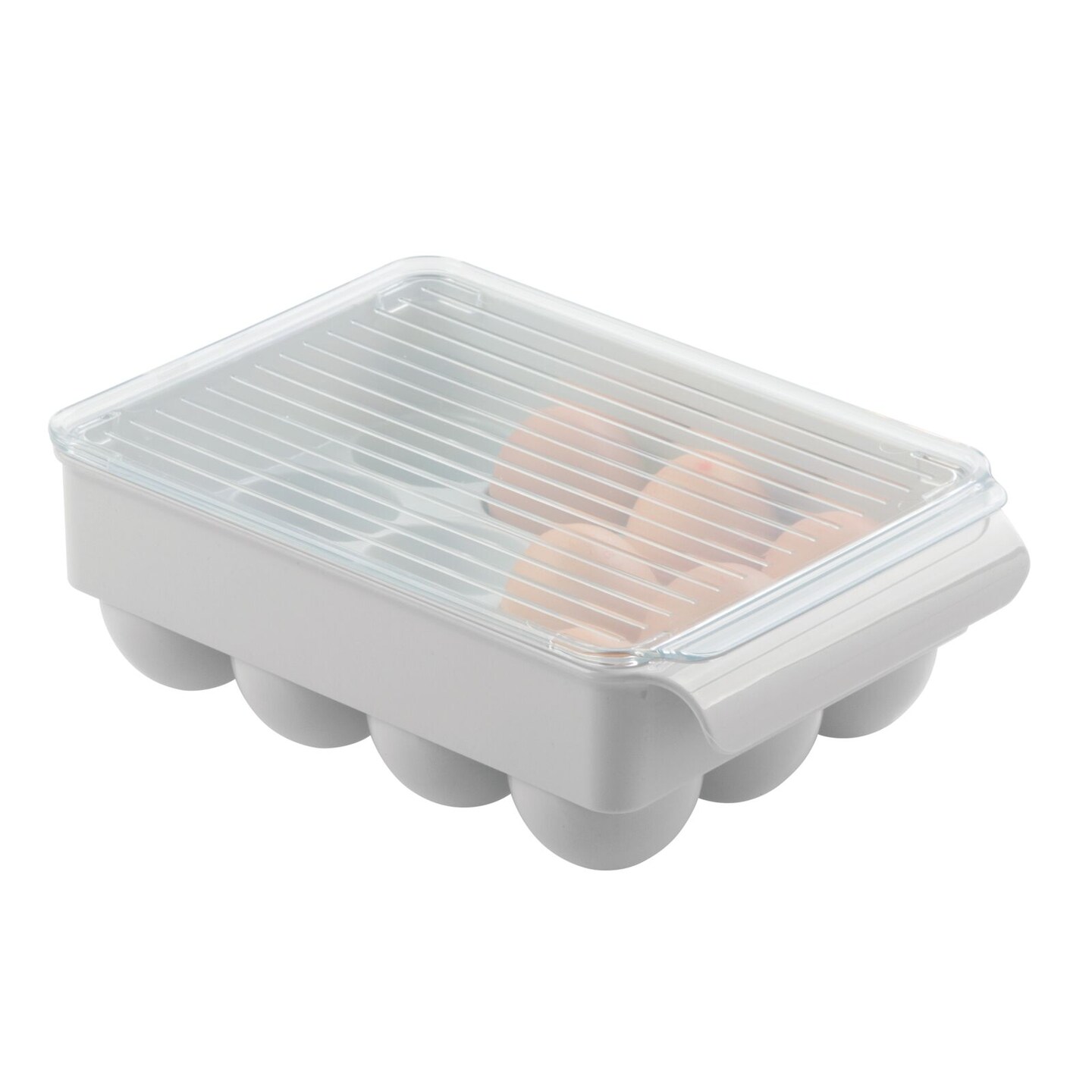 mDesign Plastic Stackable Egg Tray Holder Container, 12 Eggs | Michaels