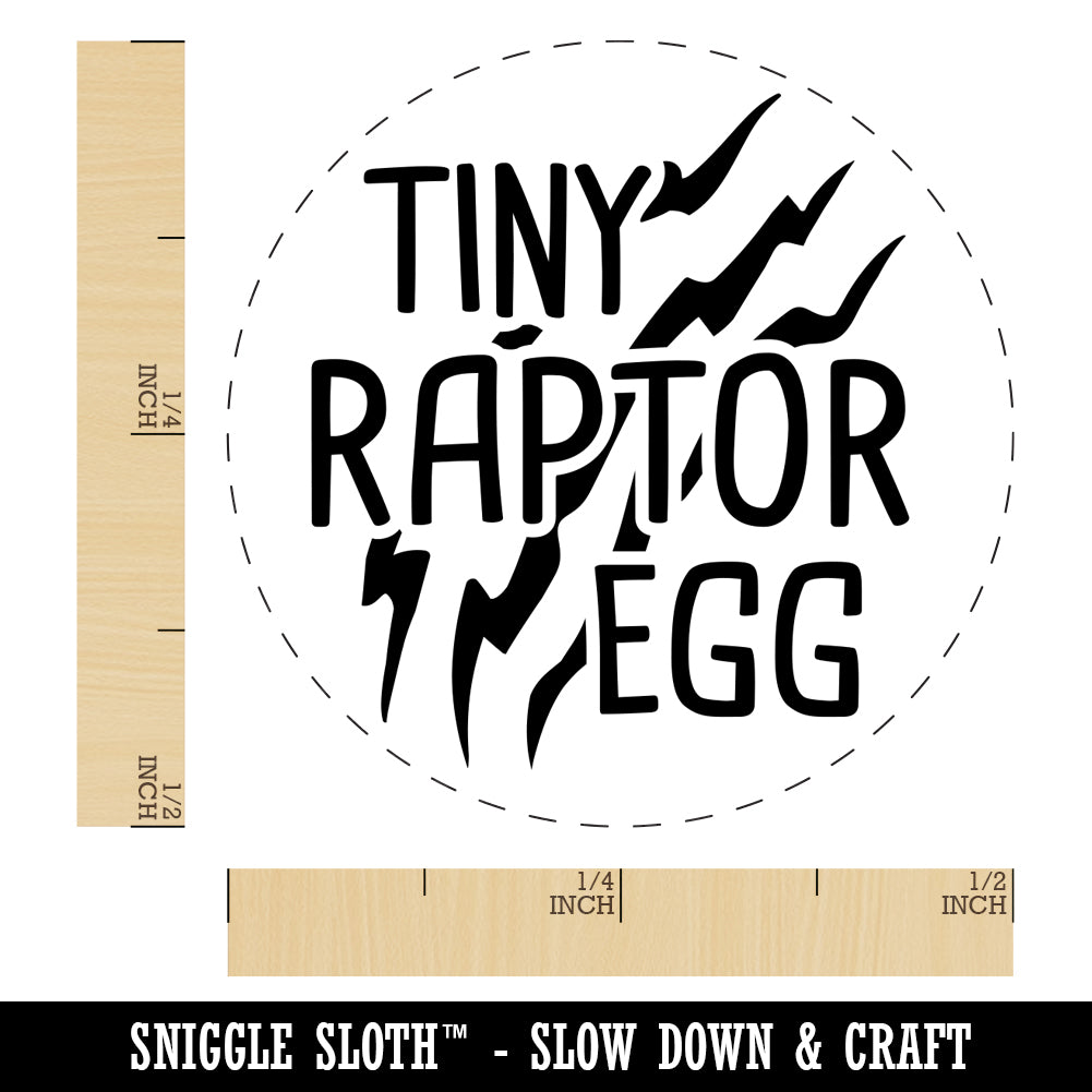 Tiny Raptor Egg Claw Marks Chicken Egg Rubber Stamp | Michaels