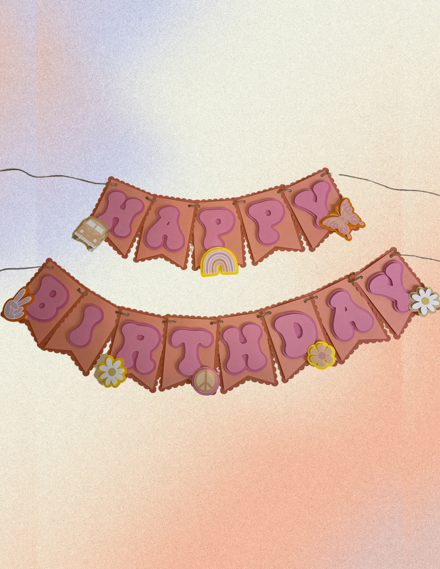 Custom Boho Banner, Personalized Birthday Banner, Boho Party, Boho ...