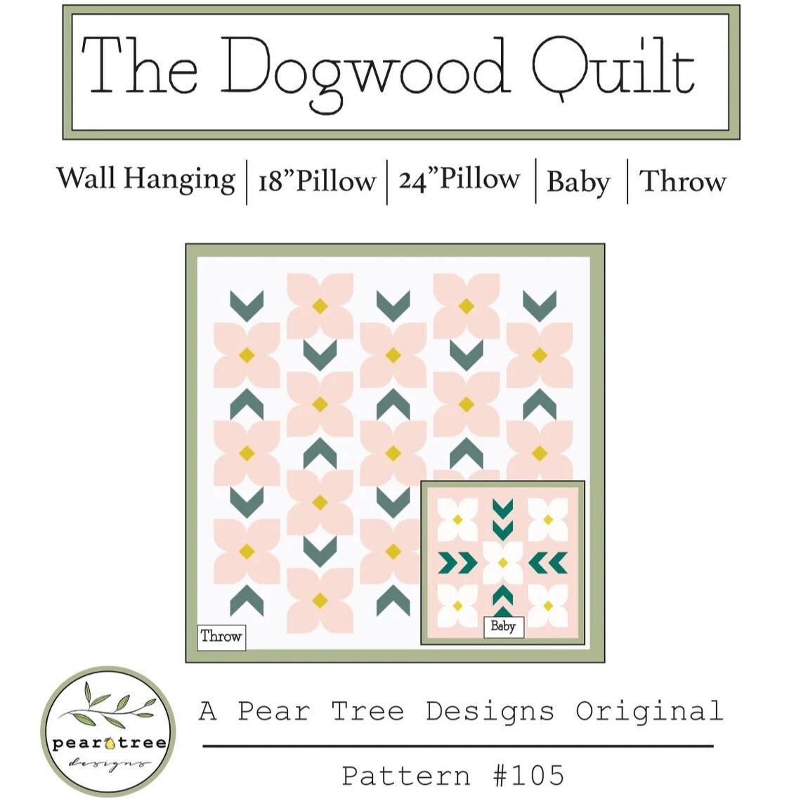 The Dogwood Quilt Pattern - Digital PDF File | MakerPlace by Michaels