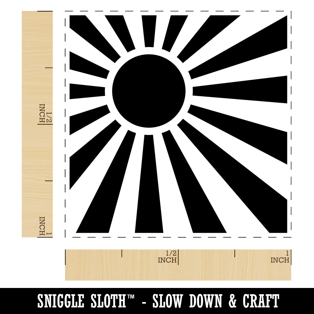 Shining Sun Rays Self-Inking Rubber Stamp Ink Stamper | Michaels