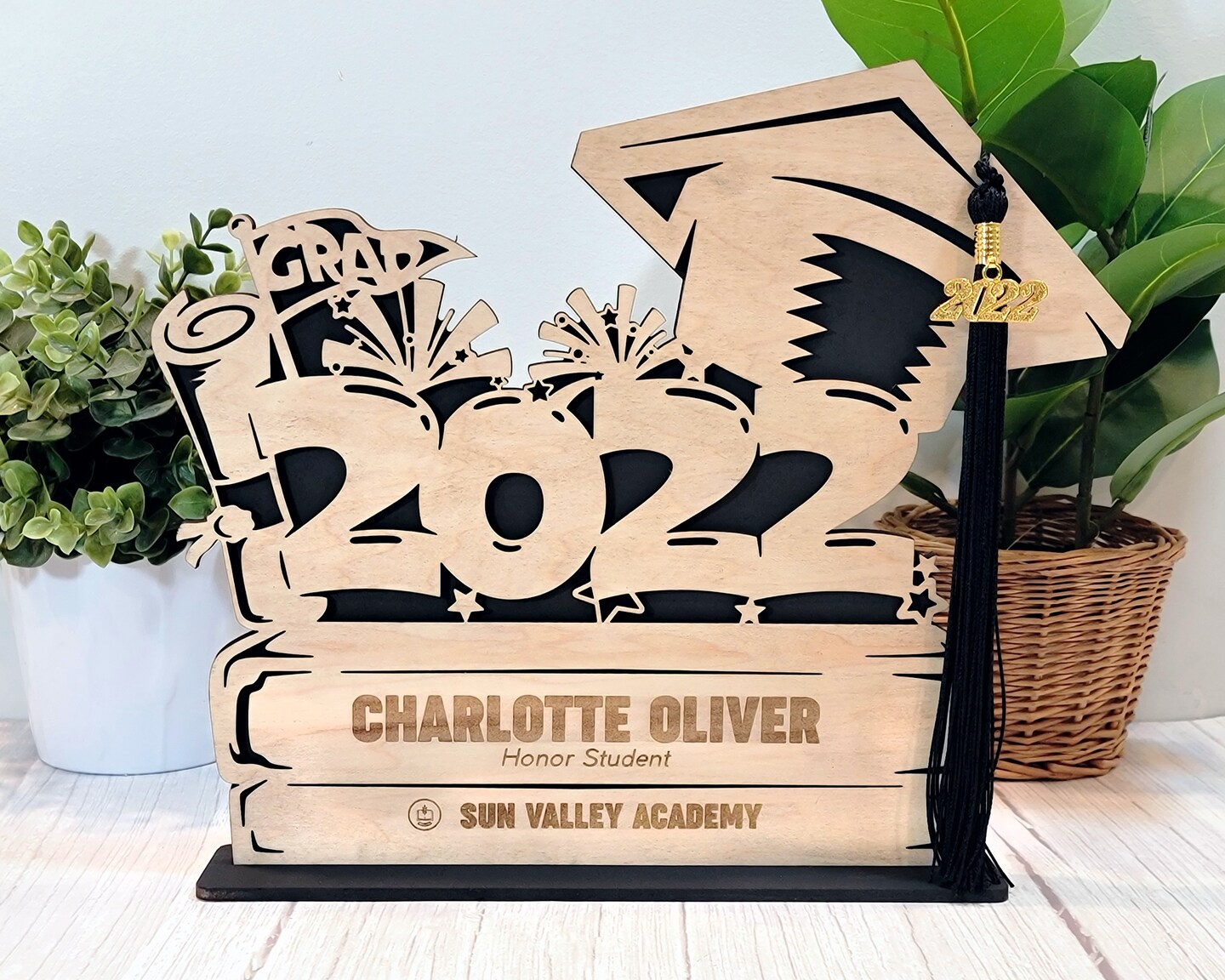 Custom Graduation Tassel Holders Grad Party Decor Grad Signage ...