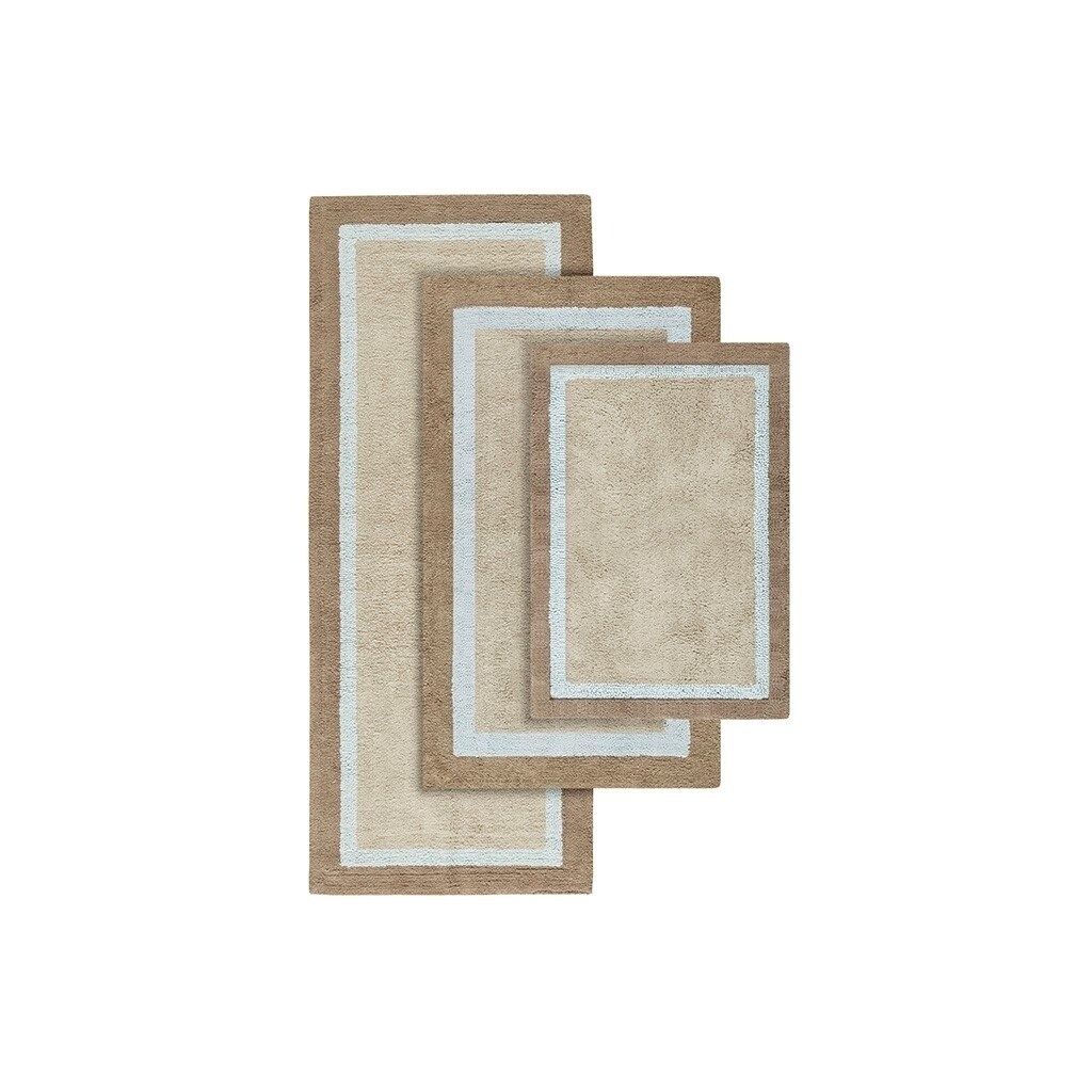 Gracie Mills Nixon Non Skid Cotton Tufted Bath Rug Grace-3361 Soft ...