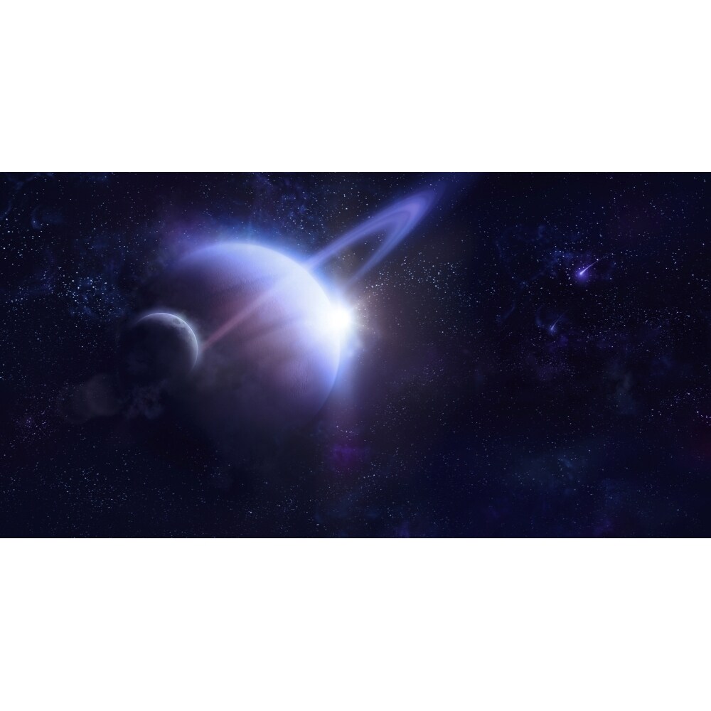 Two Planets In Outer Space Poster Print | Michaels