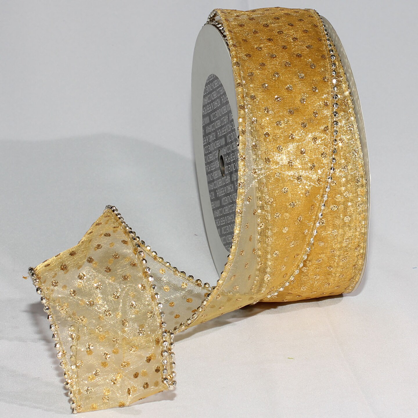 The Ribbon People Shimmering Gold Semi Sheer Brooklyn Wired Edge Craft ...