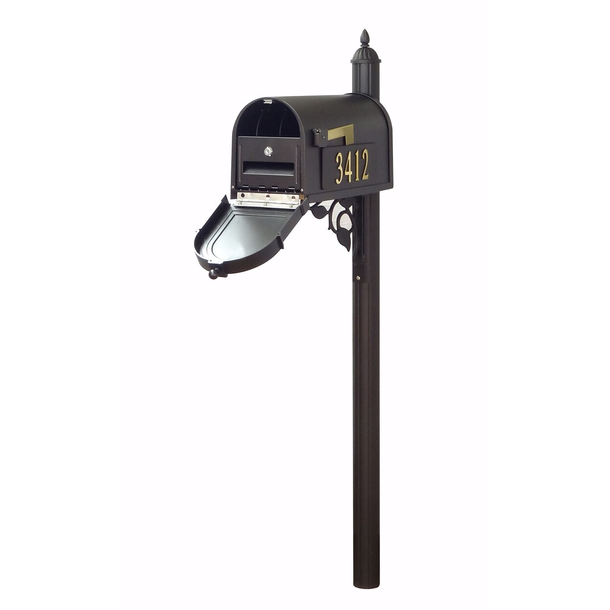 Special Lite Products Berkshire Curbside Mailbox with Front and Side ...