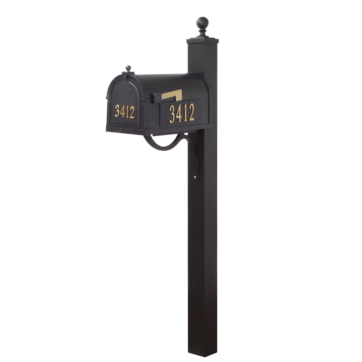 Special Lite Products Berkshire Curbside Mailbox with Front and Side ...