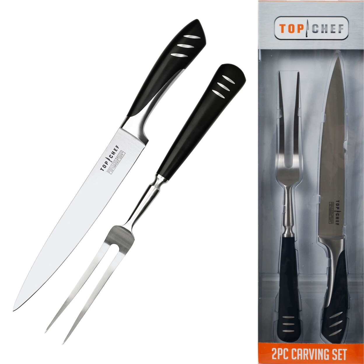Top Chef Stainless Steel Carving Set - 2 Pieces | Michaels