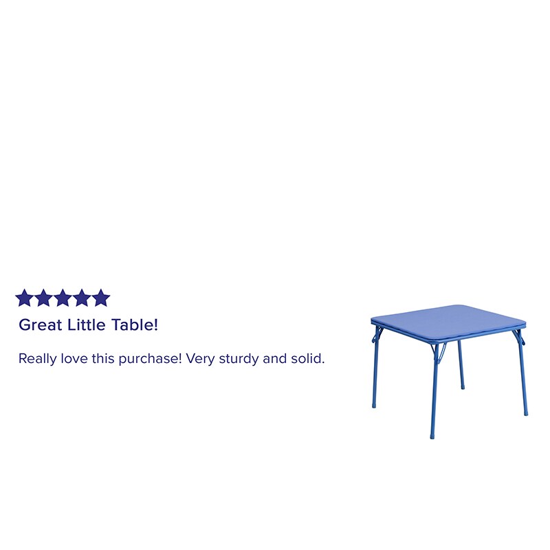 Flash Furniture Kids Blue Folding Table | Michaels