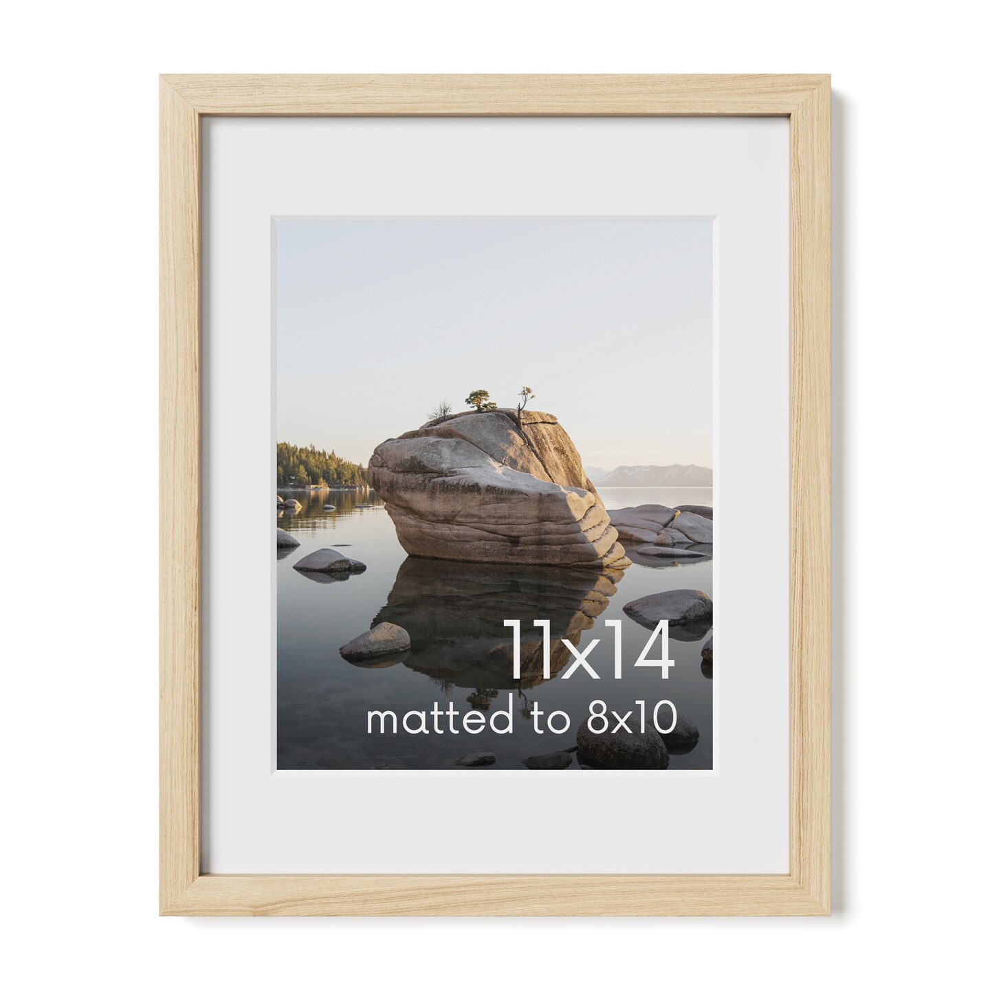 Haus and Hues Oak Wood Picture Frames Matted with Real Glass | Michaels