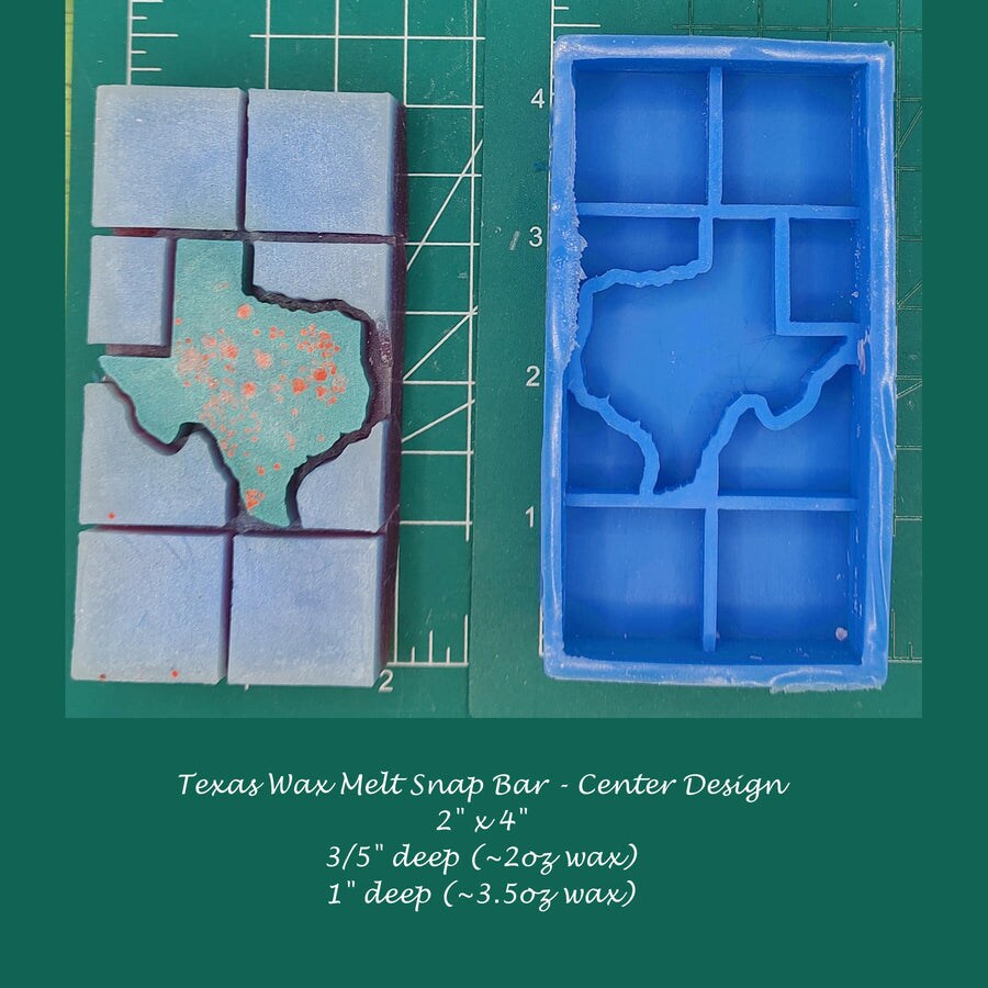 Texas Snap Out Center Wax Melt Snap Bar Silicone Mold | Michaels