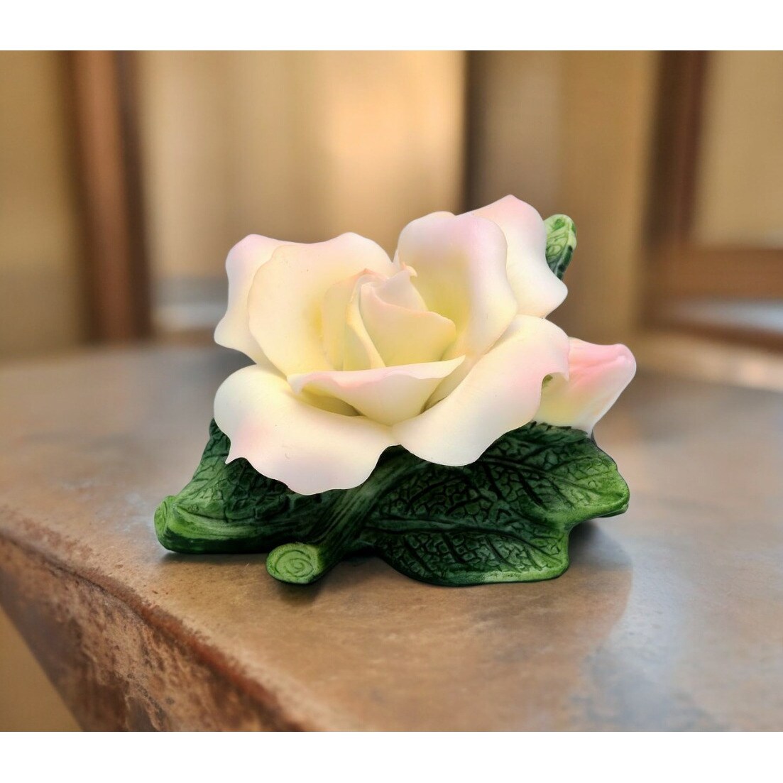 Ceramic Mini Peace Rose Flower Figurine 1.5 InchHer | Michaels