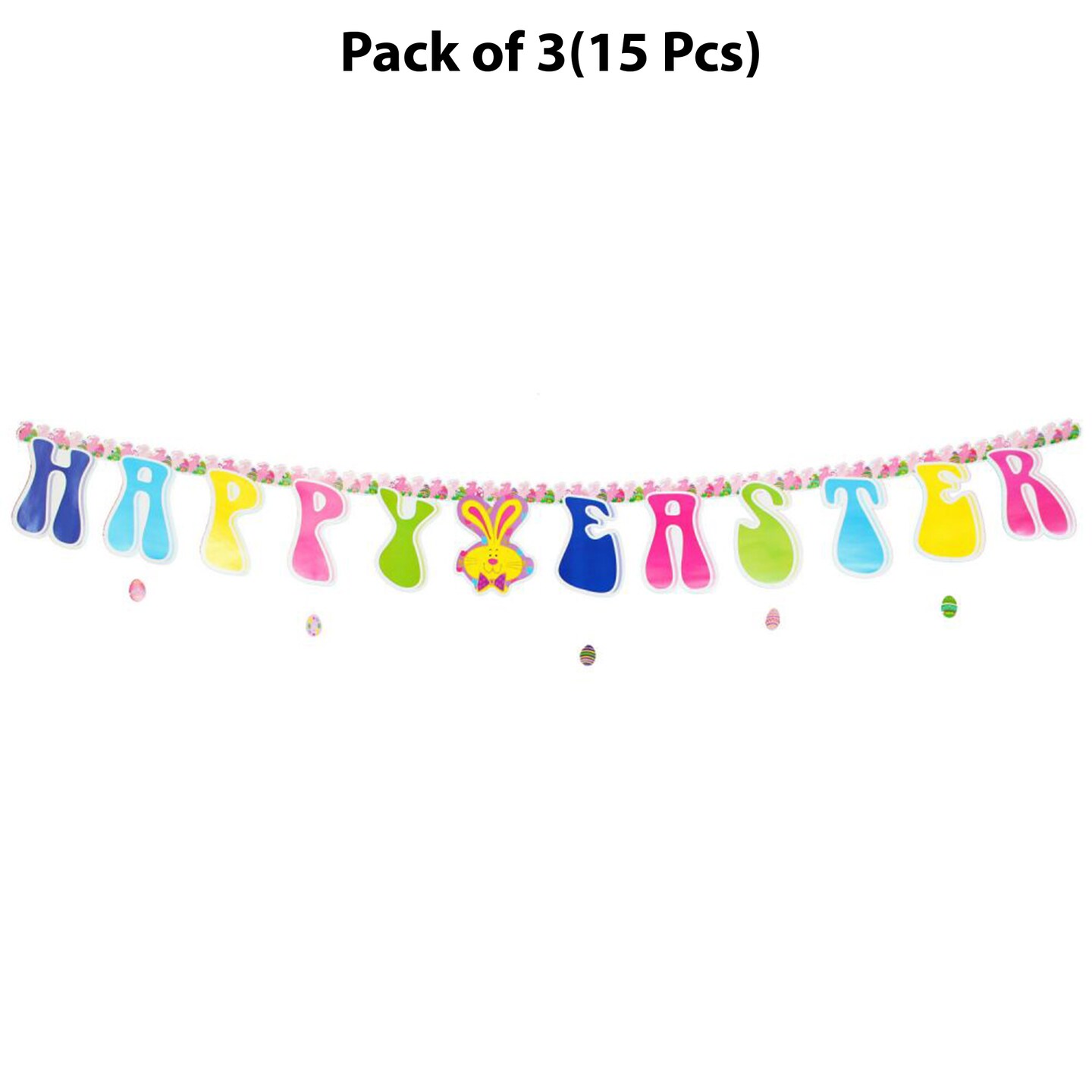 Happy Easter Hinged Banner - 10 Feet long by 13 inches tall | The spirit of celebration | MINA ...