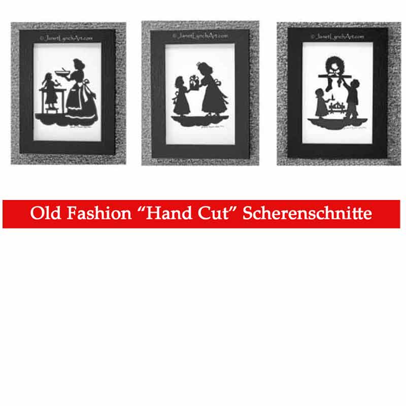 Christmas Silhouettes - Christmas Decorations - Scherenschnitte ...