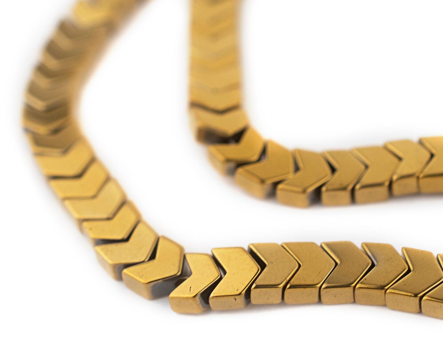 TheBeadChest Brass Flat Interlocking Snake Beads (6mm) | Michaels