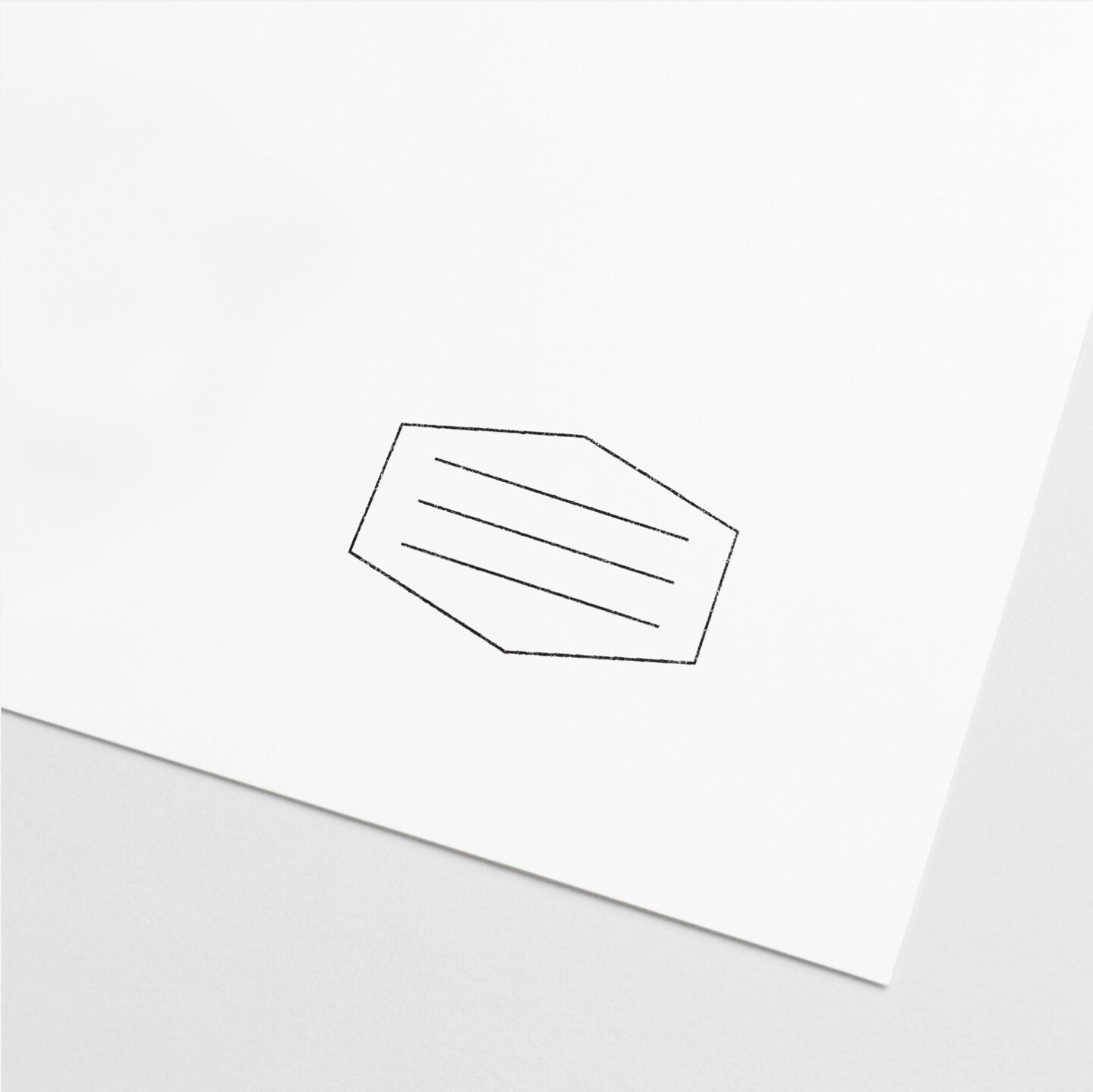 Polygon Badge Stamp, Blank Stamp, | Michaels