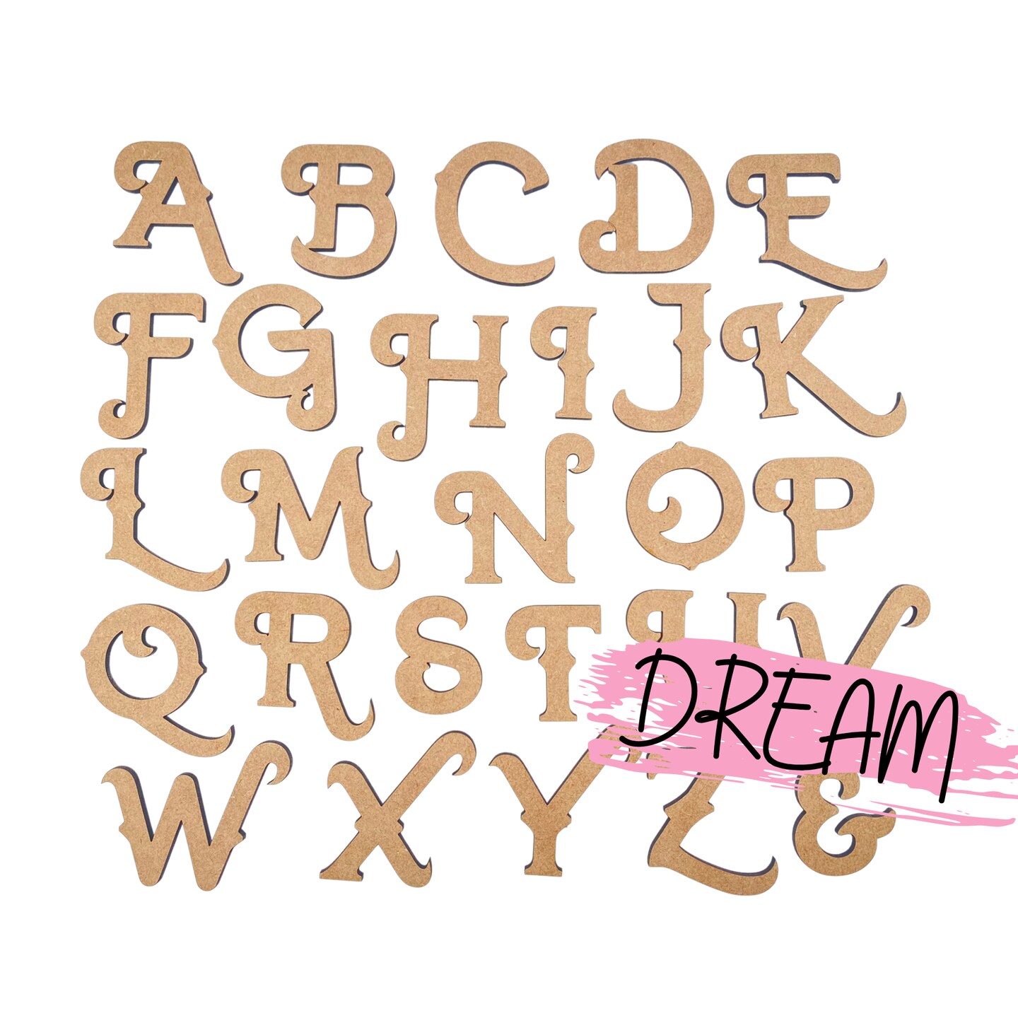 Small Dream Letter | Script Letters | Unfinished Letters | Craft Letter ...