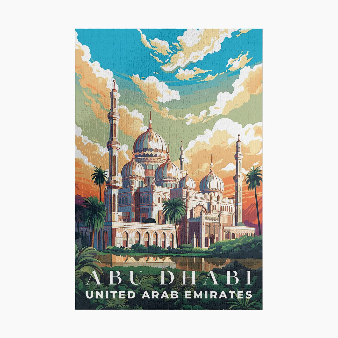 Abu Dhabi Jigsaw Puzzle, Family Game, Holiday Gift | S2 | MakerPlace by ...