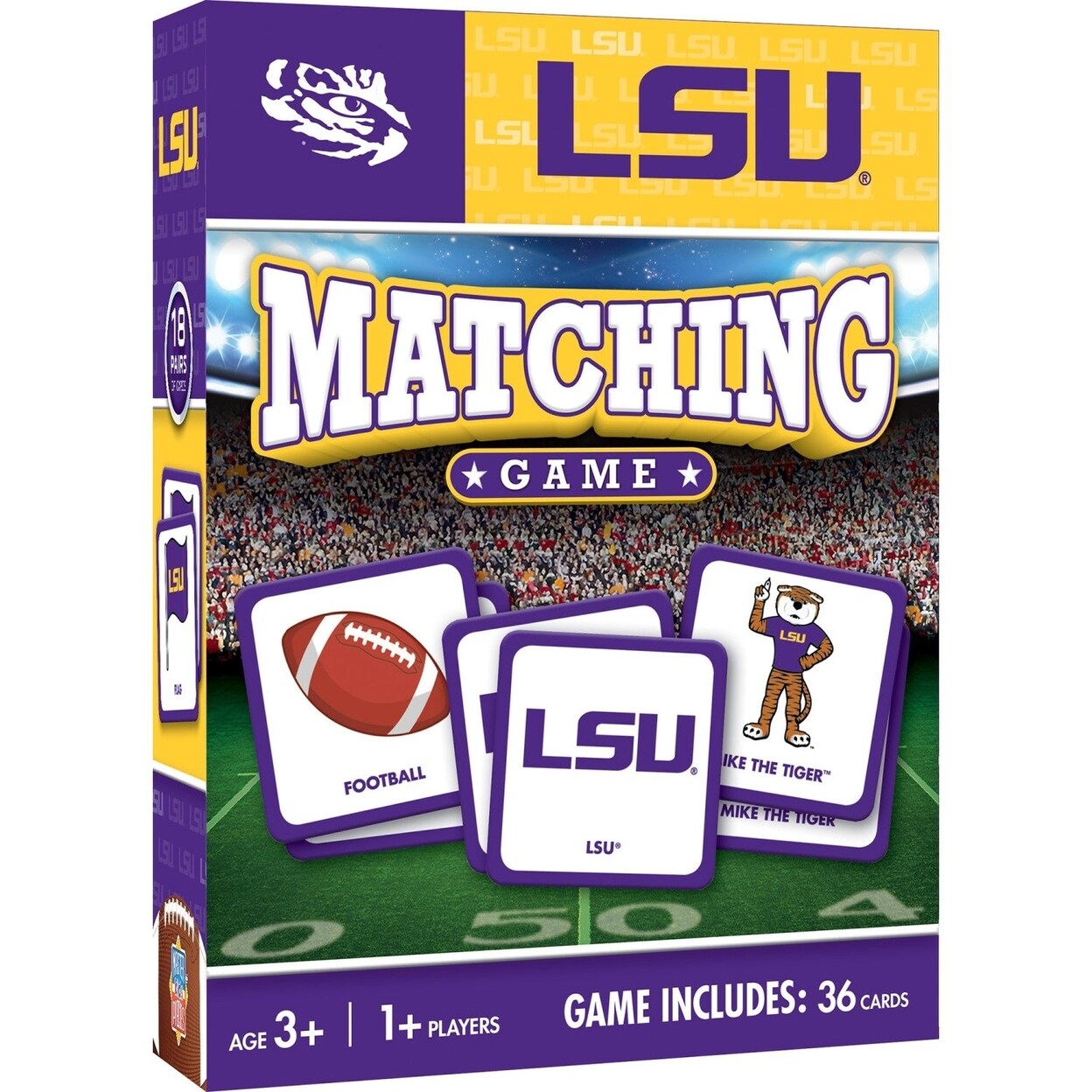 Ncaa Lsu Tigers Matching Game Family Card Game 18 Pairs Officially ...