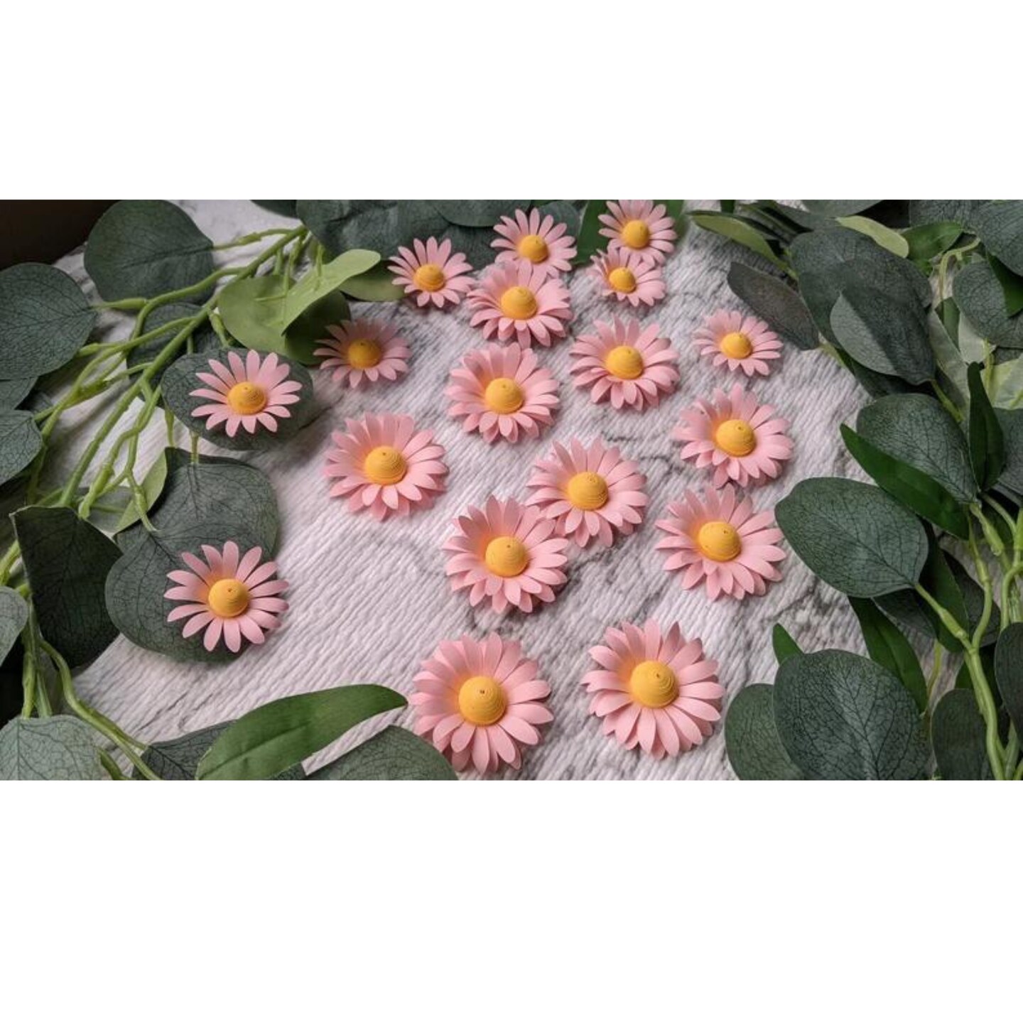 Set of 12 3D Pink Daisy Paper | MakerPlace by Michaels