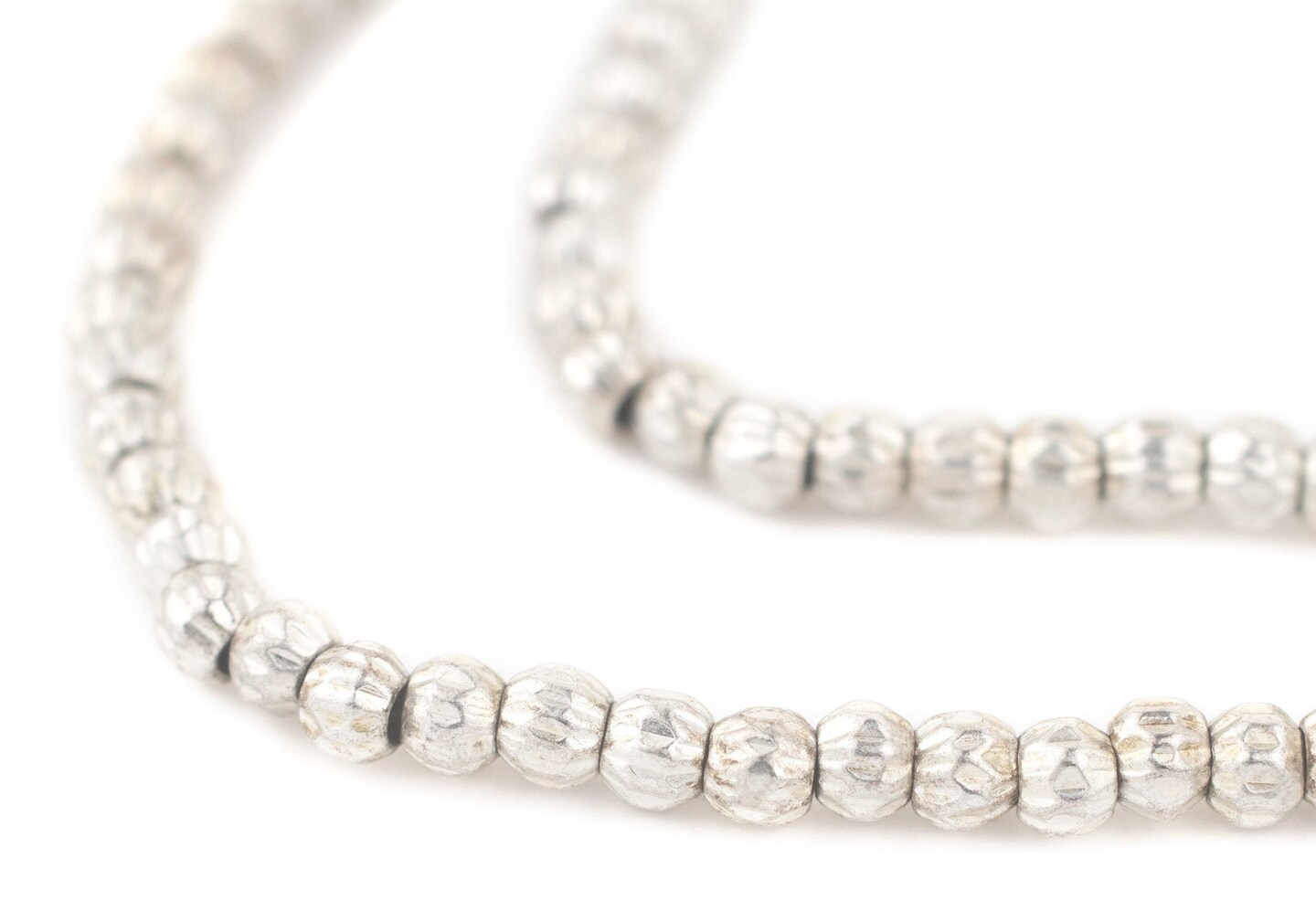 TheBeadChest Shiny Silver Round Faceted Beads (5mm) | Michaels