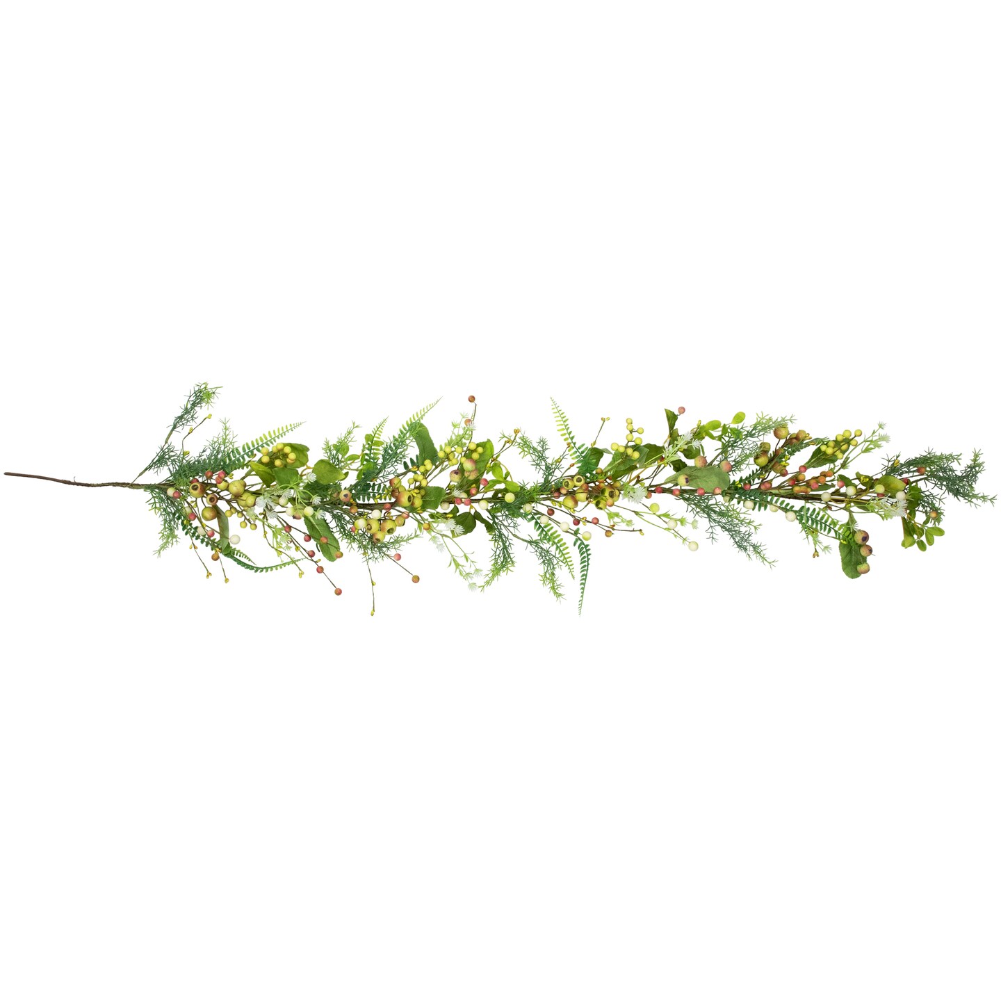 Northlight Berry and Crabapple Fern Foliage Spring Garland - 5' | Michaels