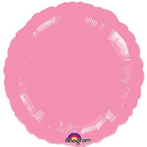 18 Inch Metallic Pink Round Foil Balloon | Michaels