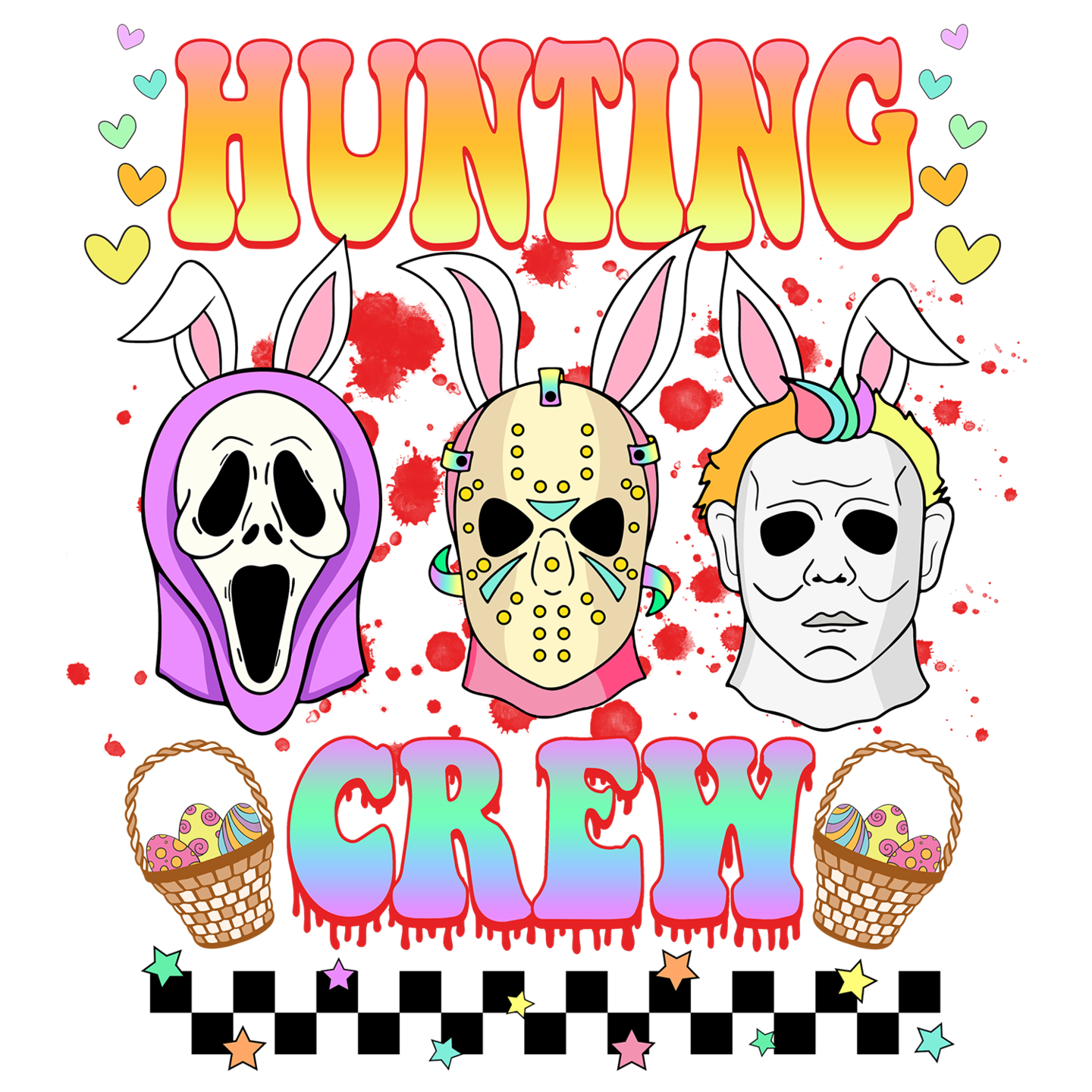 Easter Slasher: Hunting Crew - DTF Transfer - Direct-to-Film | Michaels