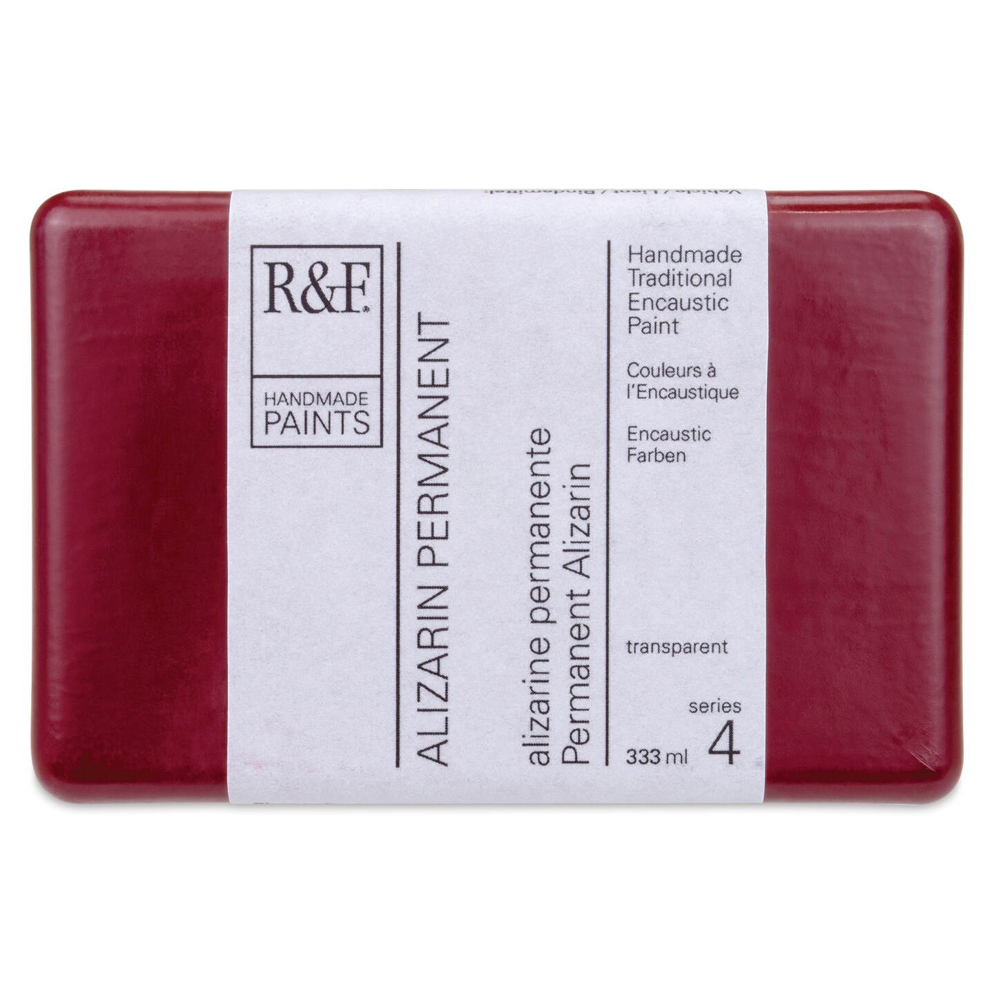 R&F Encaustic Paint Block - Alizarin Permanent, 333 ml block | Michaels