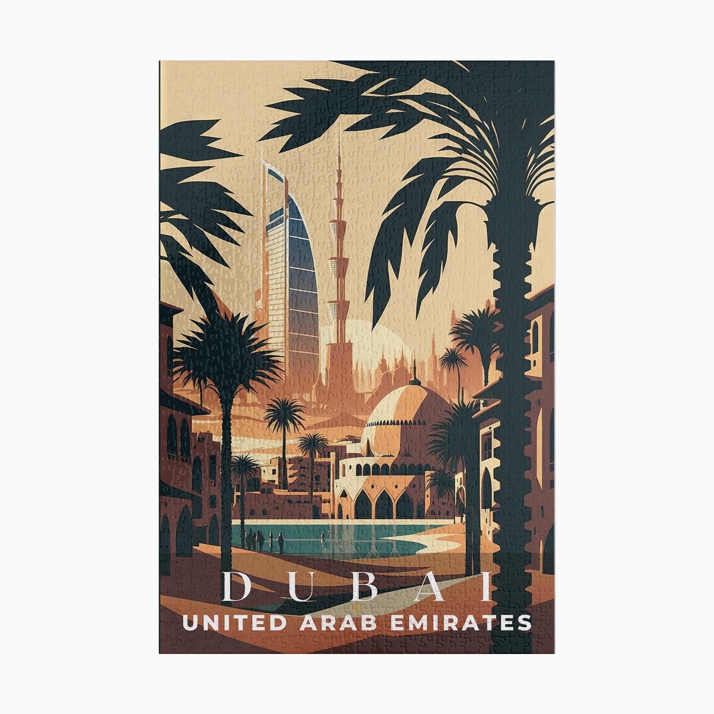 Dubai Jigsaw Puzzle, Family Game, Holiday Gift | S1 | MakerPlace by ...