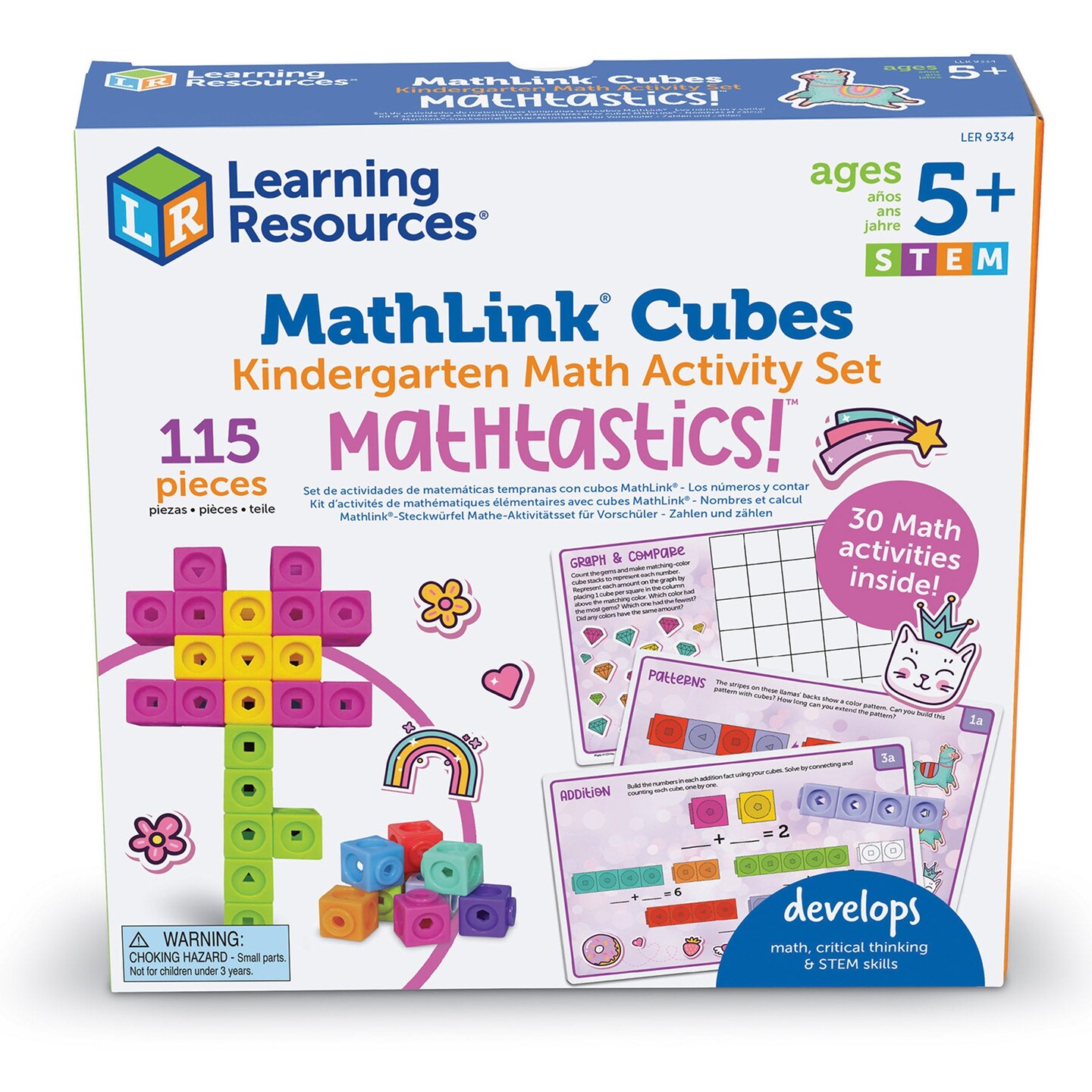 Mathlink® Cubes Kindergarten Math Activity Set: Mathatics! | Michaels