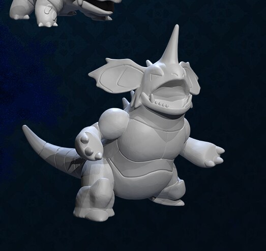 Nidoking Evolutionary Line (3) from Irnkman Minis. Unpainted resin ...
