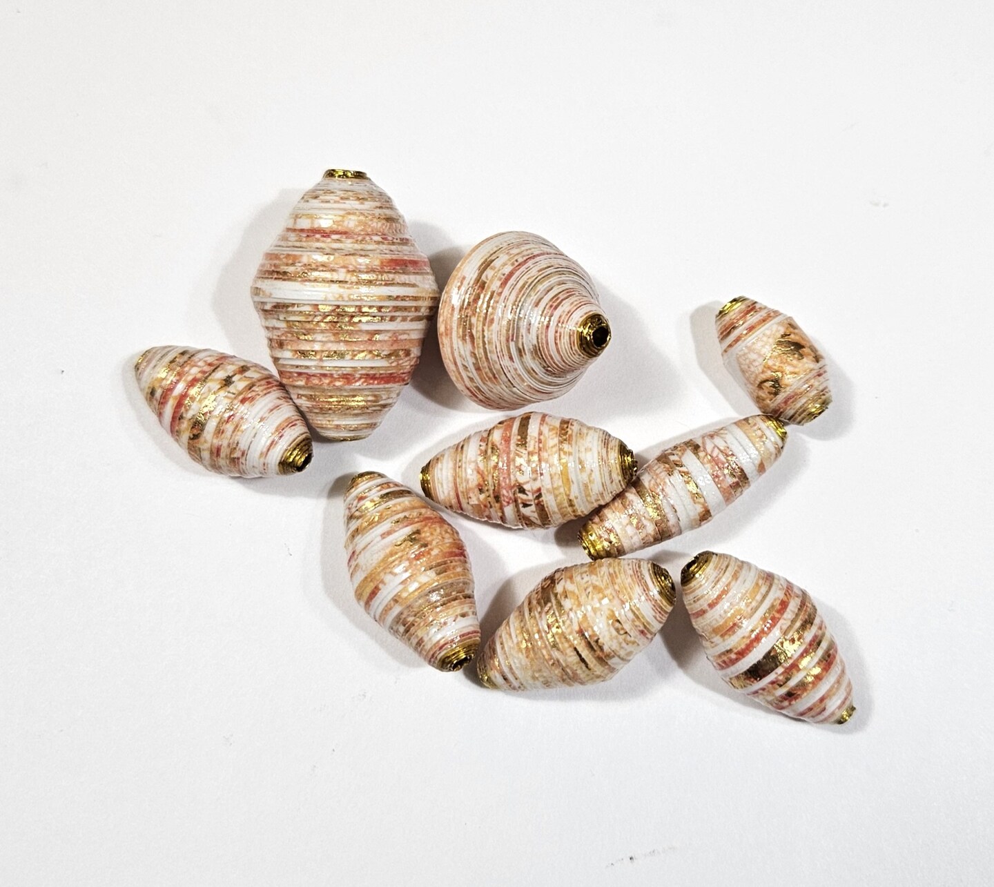 Loose Rolled Paper Beads, 9 ct., Assorted Sizes, for Jewelry Making and ...