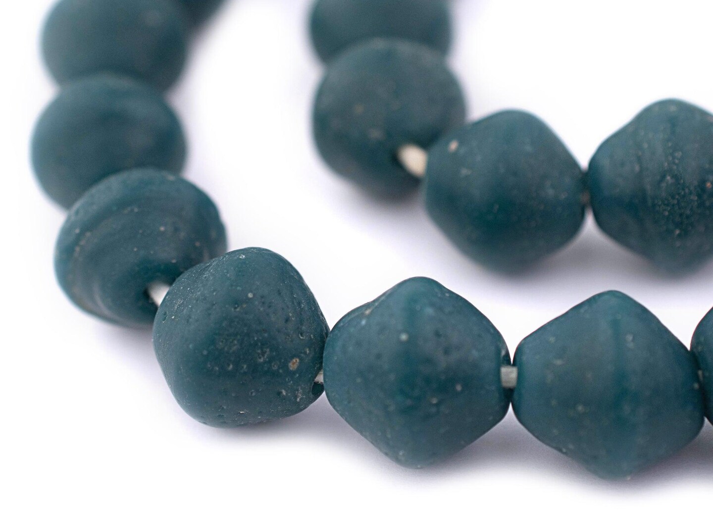 TheBeadChest Teal Ancient Style Bicone Java Glass Beads (15mm) | Michaels
