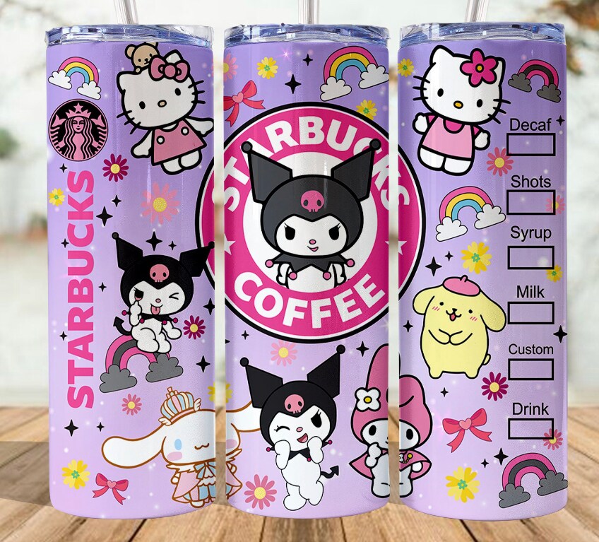 Hello kitty, Sublimated, Hot Cold, Stainless Steel, Leak Proof, bpa ...
