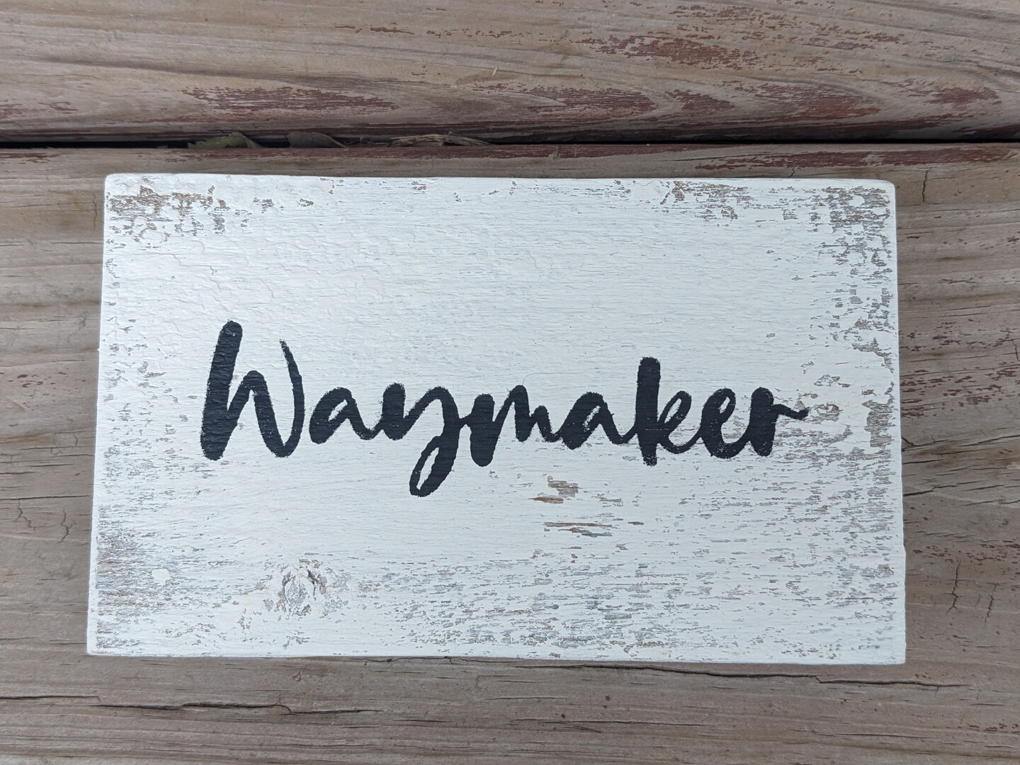 Waymaker small hand painted wood sign | MakerPlace by Michaels