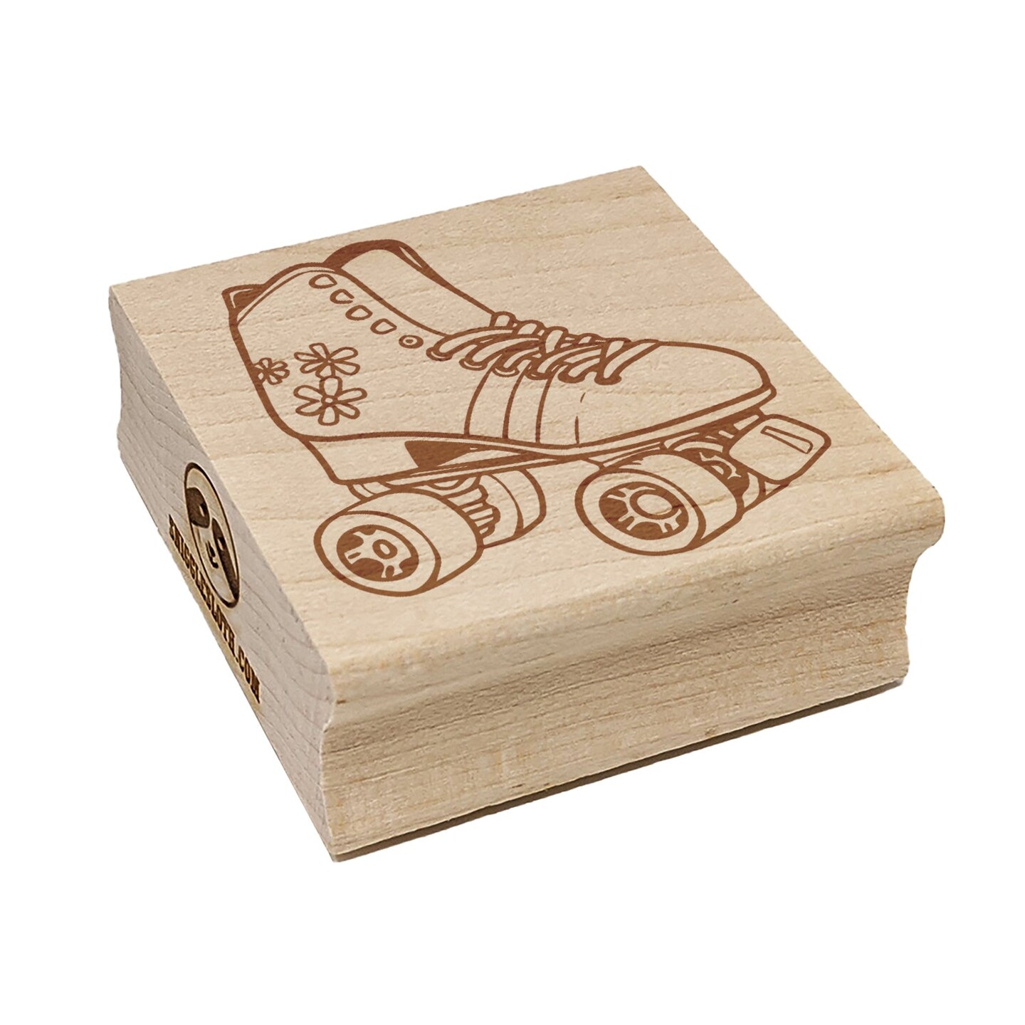 Roller Skates Sports Skating Square Rubber Stamp for Stamping Crafting ...