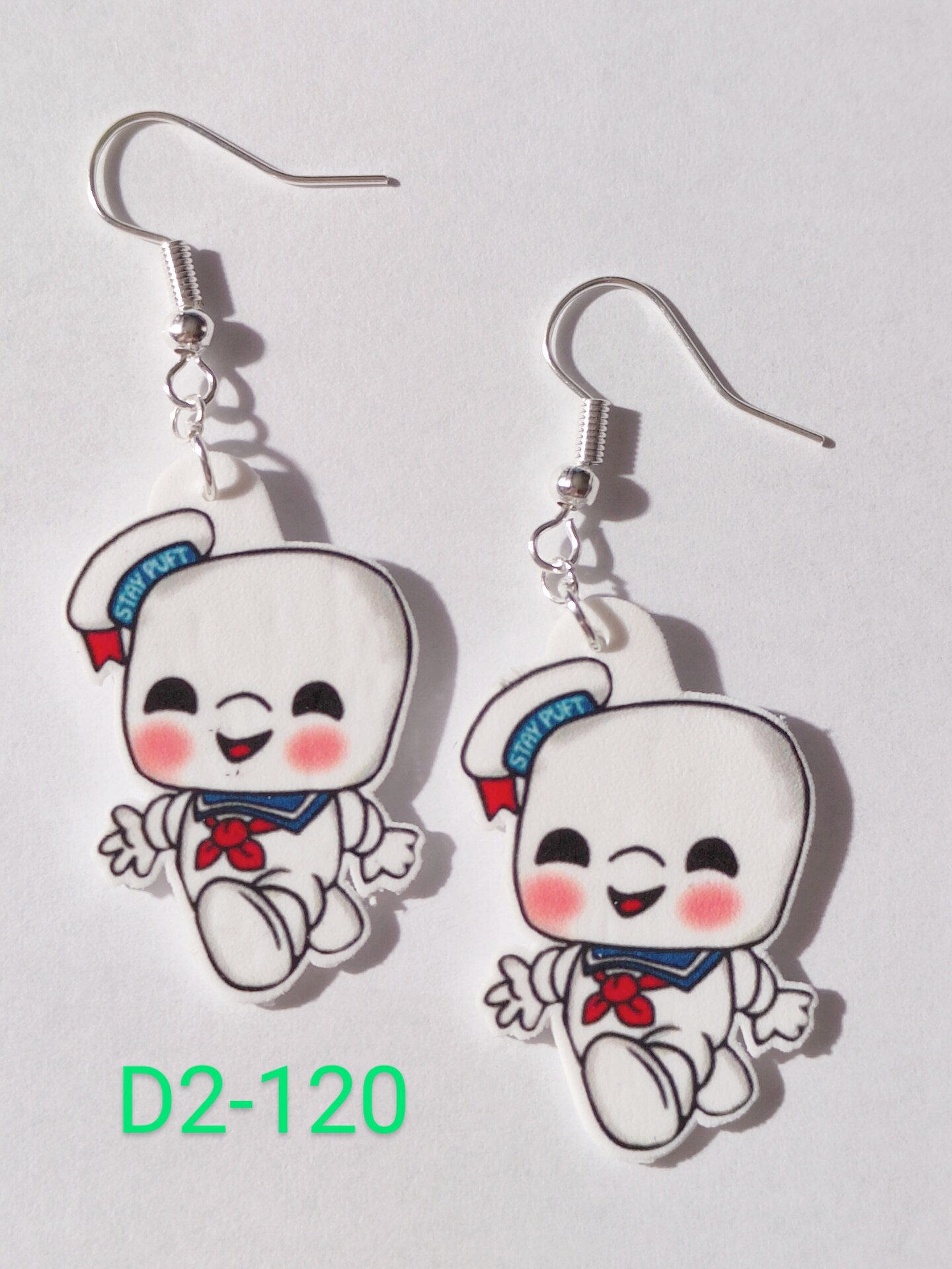 Ghostbusters Mini Stay Puft Fan Art Earrings | MakerPlace by Michaels