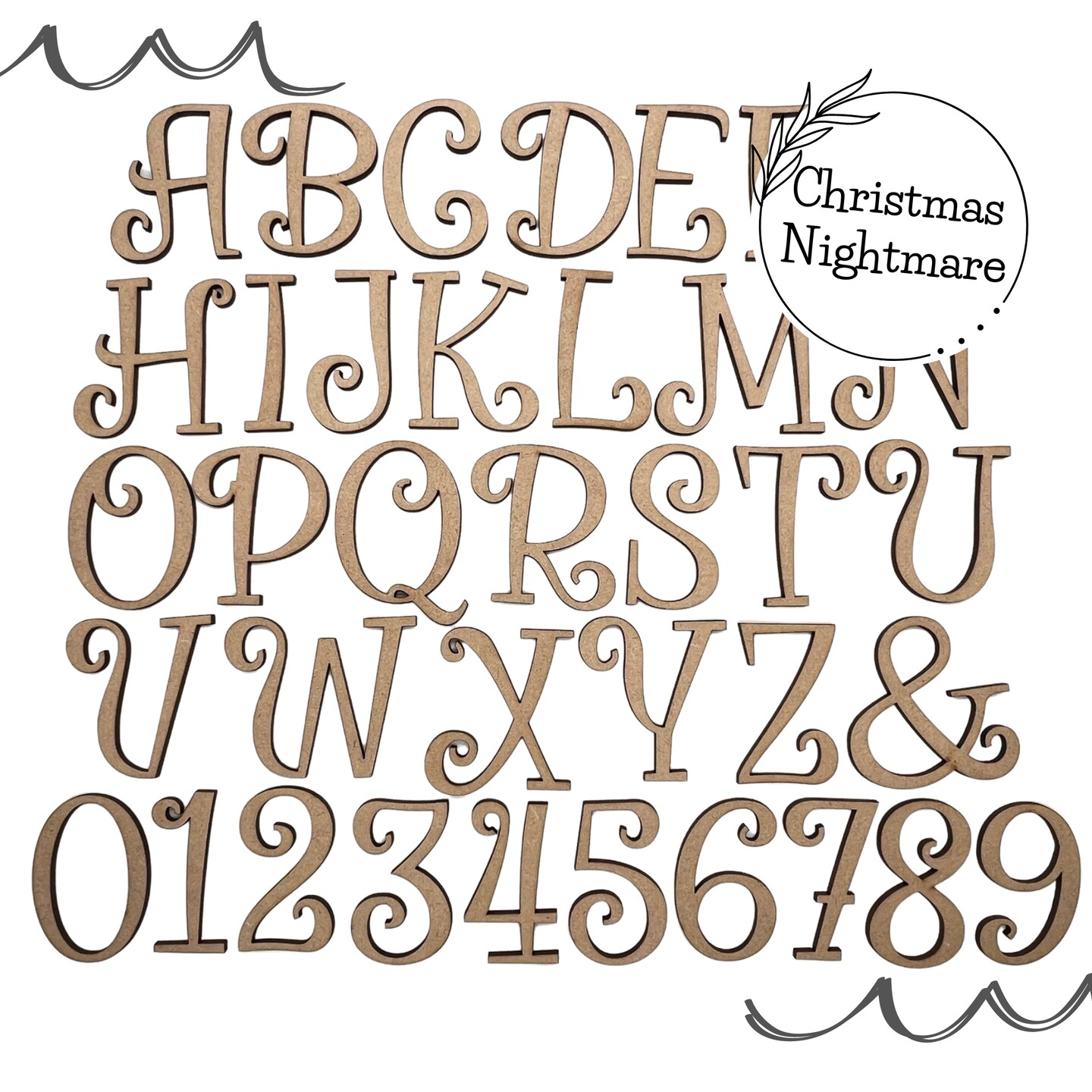 Small Christmas Nightmare Letter | Fun Letters | Unfinished Letters ...