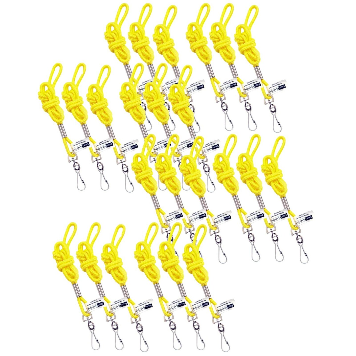 Standard Lanyard Hook Rope Style, Yellow, Pack of 24 | Michaels