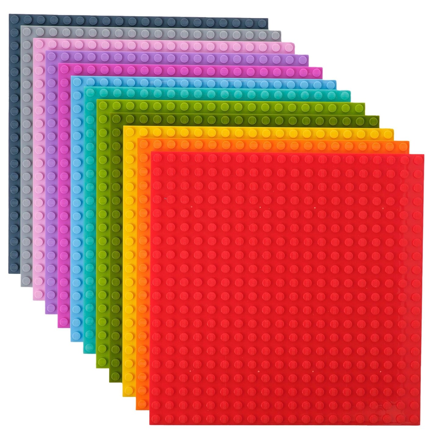 Strictly Briks Classic Stackable Baseplates, For Building Bricks, Bases ...