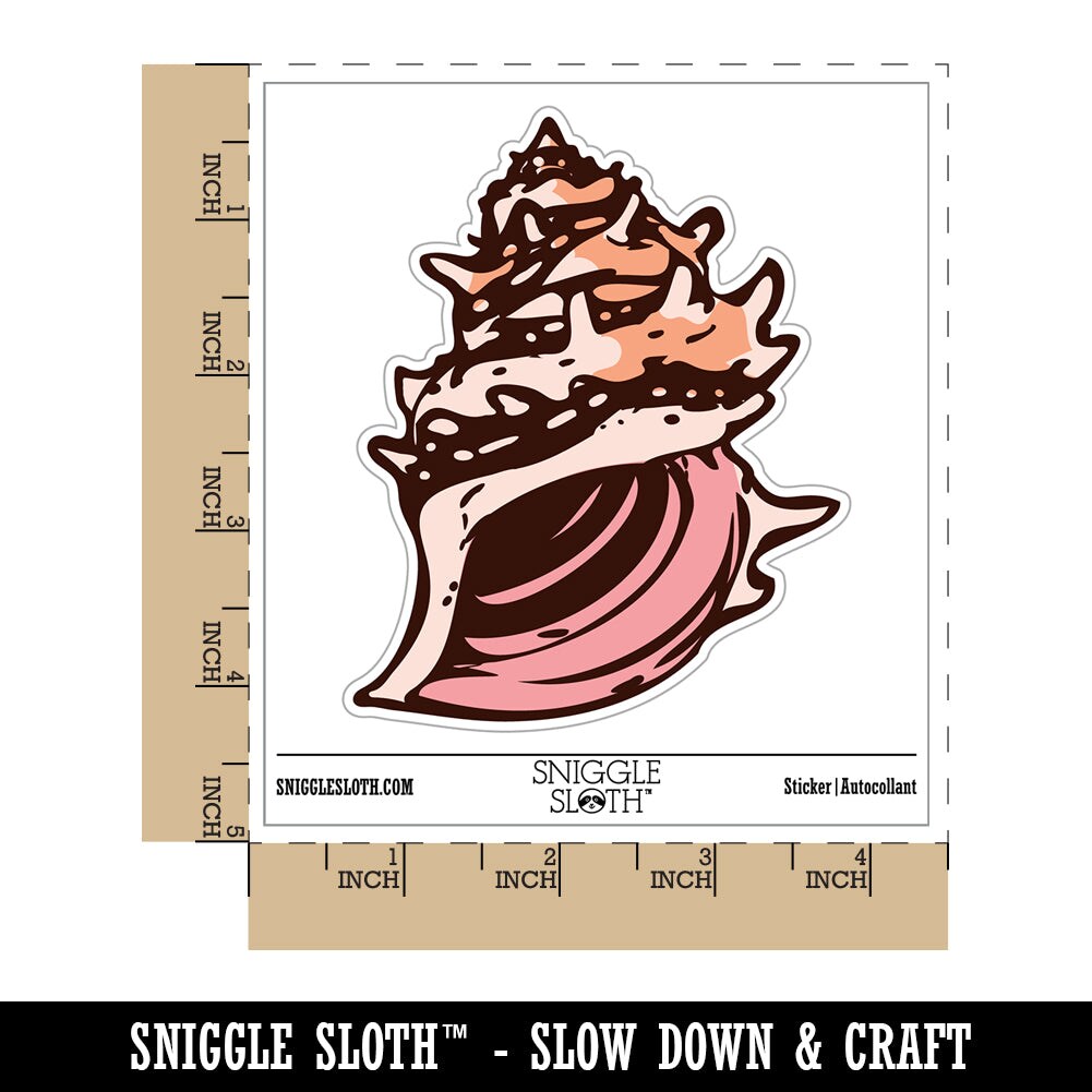 Conch Sea Shell Ocean Beach Tropical Waterproof Vinyl Phone Tablet ...