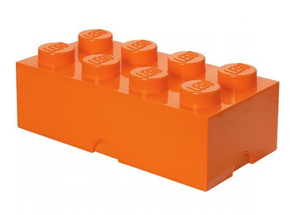 LEGO Storage Brick 8, Bright Orange, Color: Multicolor, Count: 1 | Michaels