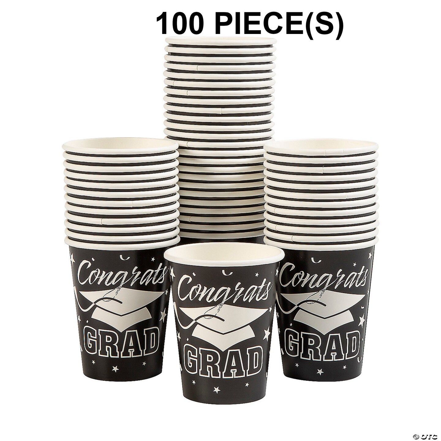Green Graduation Party Congrats Grad & Cap Paper Cups | Michaels