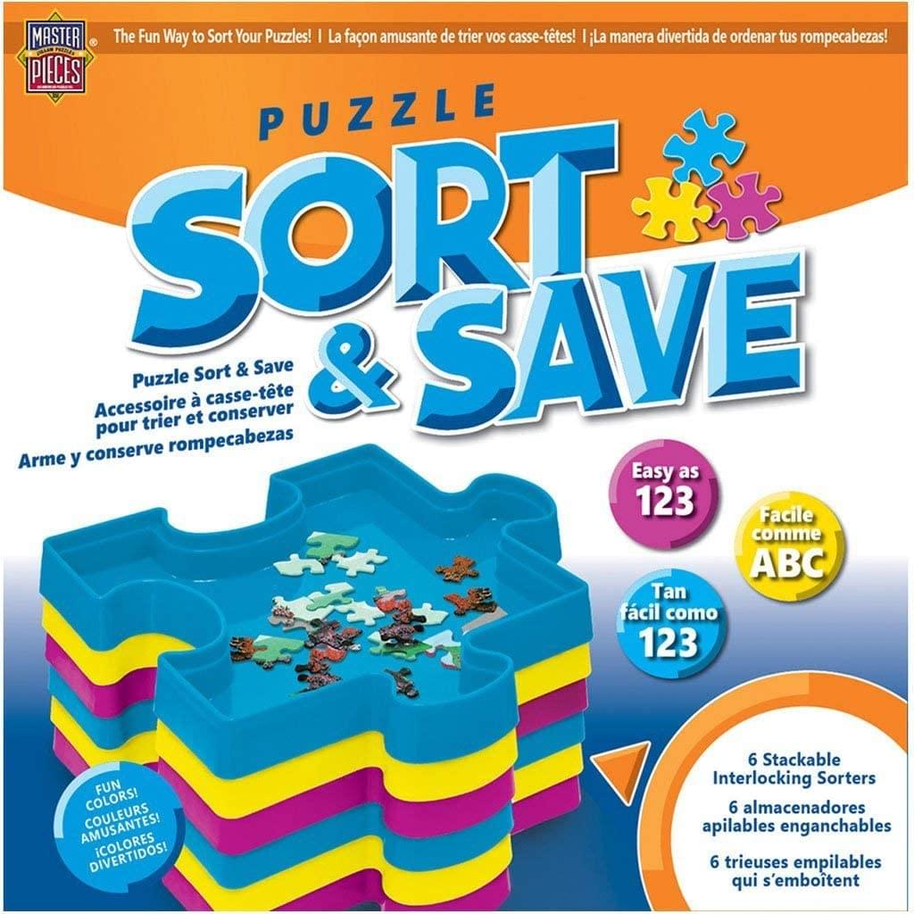 MasterPieces Sort & Save Stackable Jigsaw Puzzle Trays | Set of 6 ...