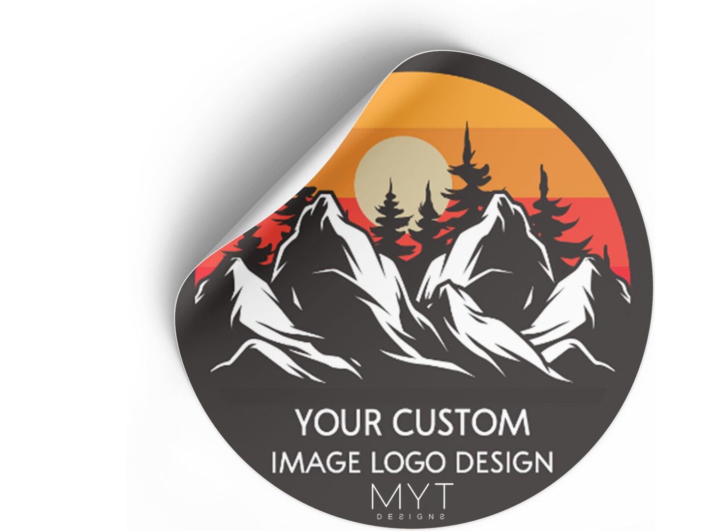 Personalized Sticker Decal Custom Print Brand Logo QR Code Picture ...