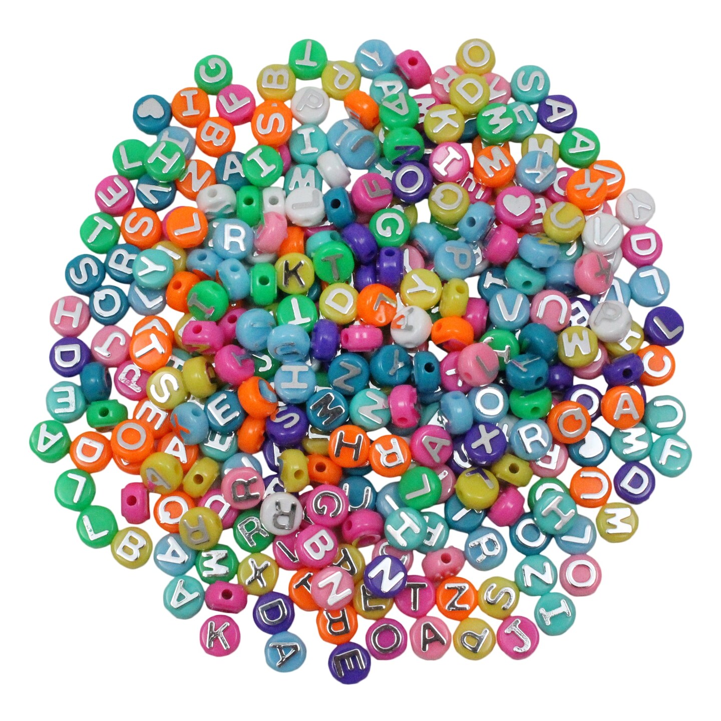 ABC Beads, Colored, 300 Per Pack, 3 Packs | Michaels